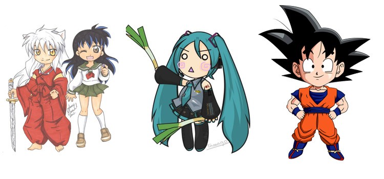 Chibi and super deformed: famous styles and animes