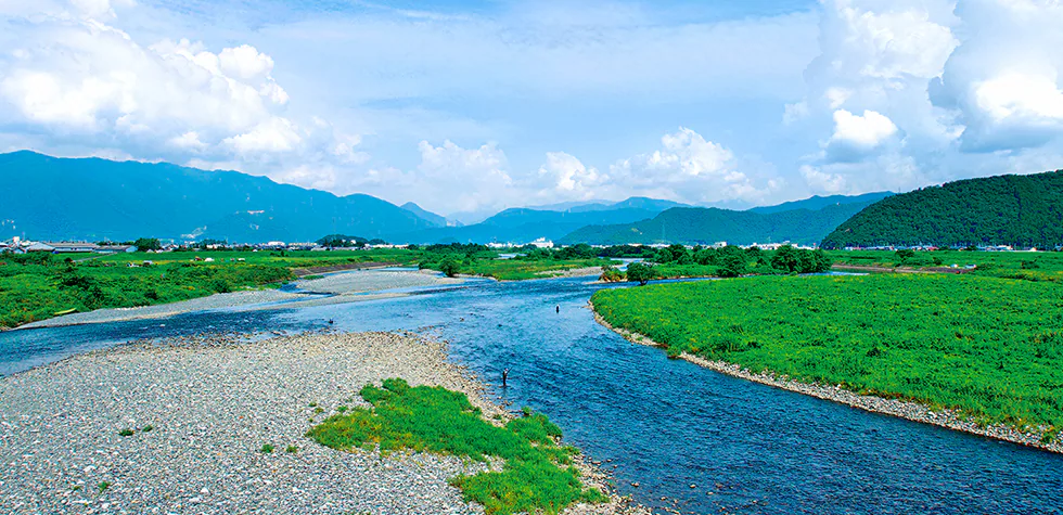 Rivers of Japan: main names and locations