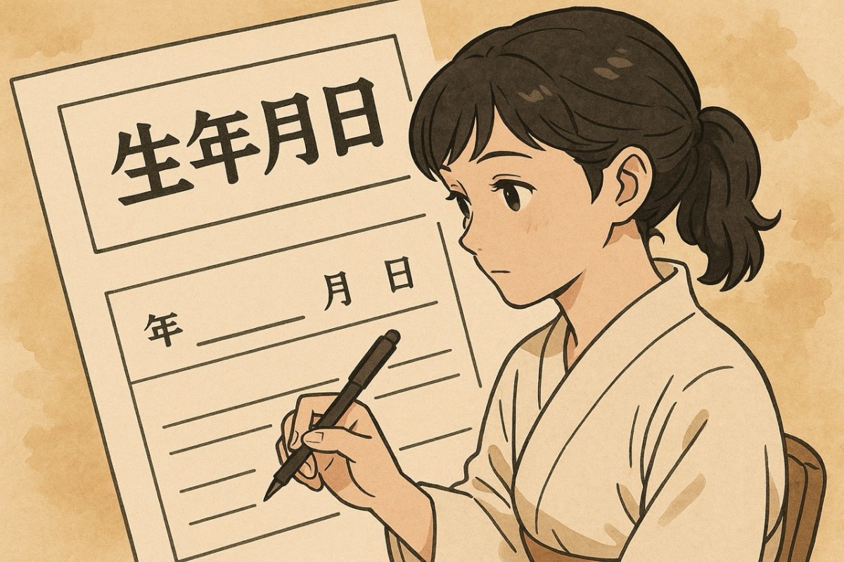 生年月日 - Preenchendo Datas em japonês | Suki Desu